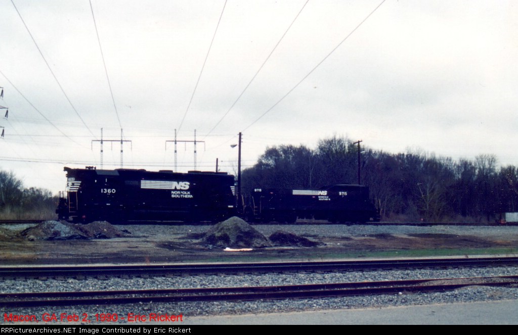 NS 1360 and road slug 9715